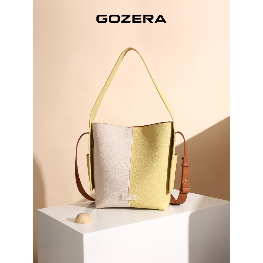 Jual GOZERA Tas Wanita Evelyn Totebag Series Medium Kulit Halus 8879 ...