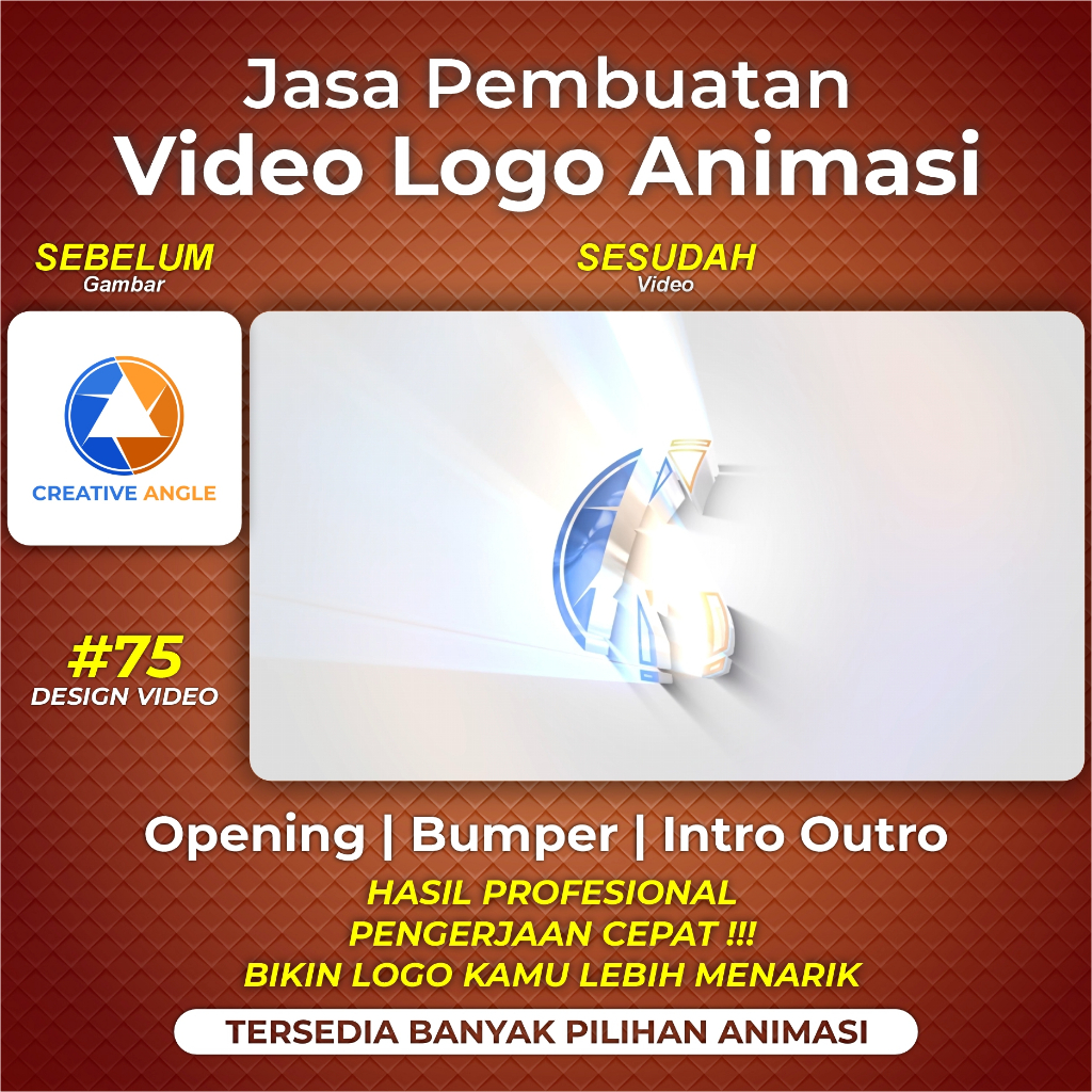 Jual Jasa Pembuatan Video Opening Jasa pembuatan Video Intro Video Intro dan Outro Ytb Video ...