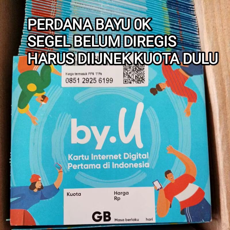 Jual KARTU BYU 0K NASIONAL / SUMATRA | Shopee Indonesia