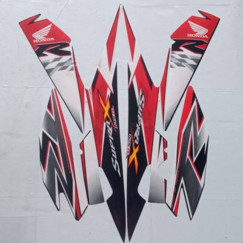 Jual lis body striping stiker honda supra x 125 2010 R CW Speedster ...