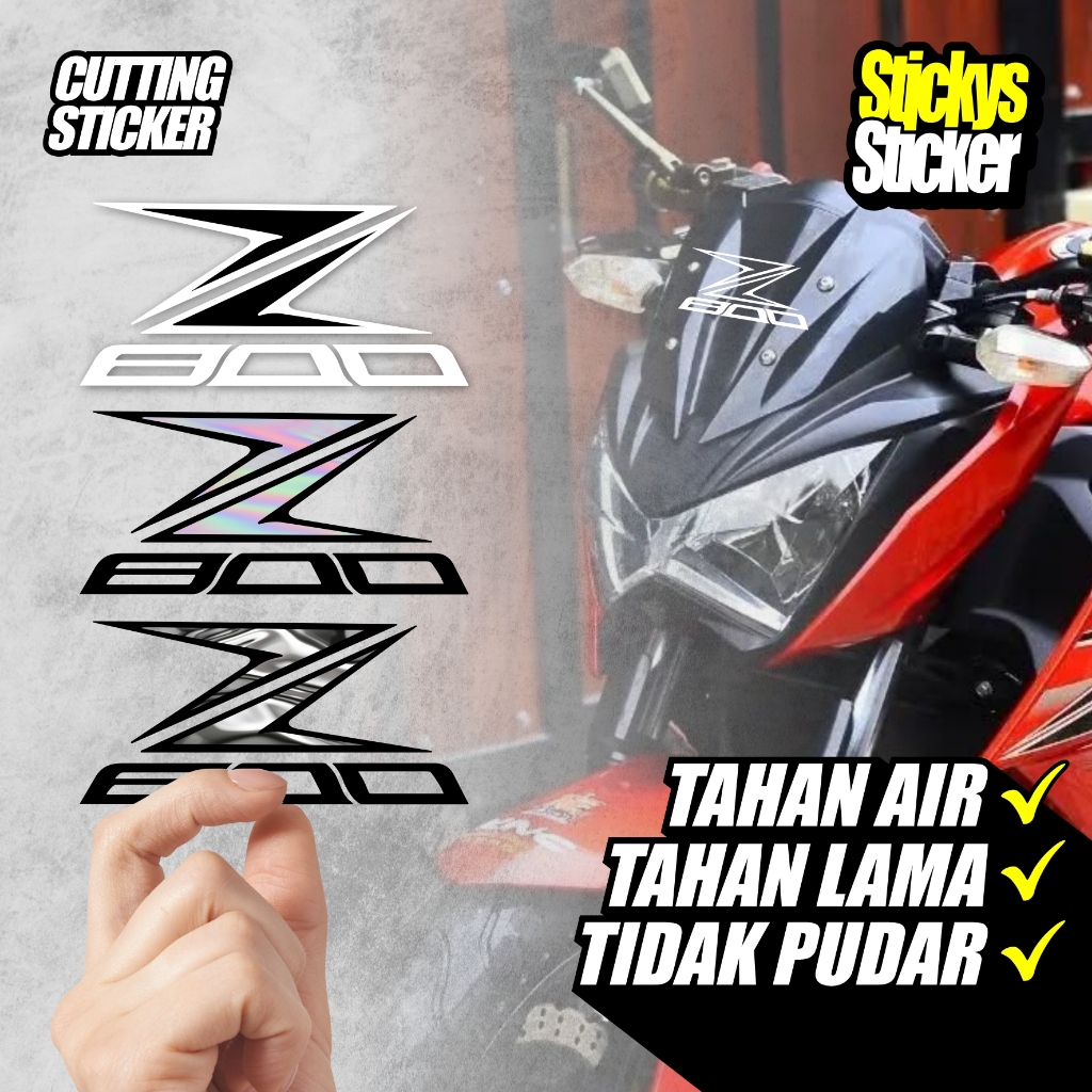 Jual Sticker logo Z800 cutting sticker KAWASAKI Z800 6 pilihan warna dan ukuran #2 | Shopee ...