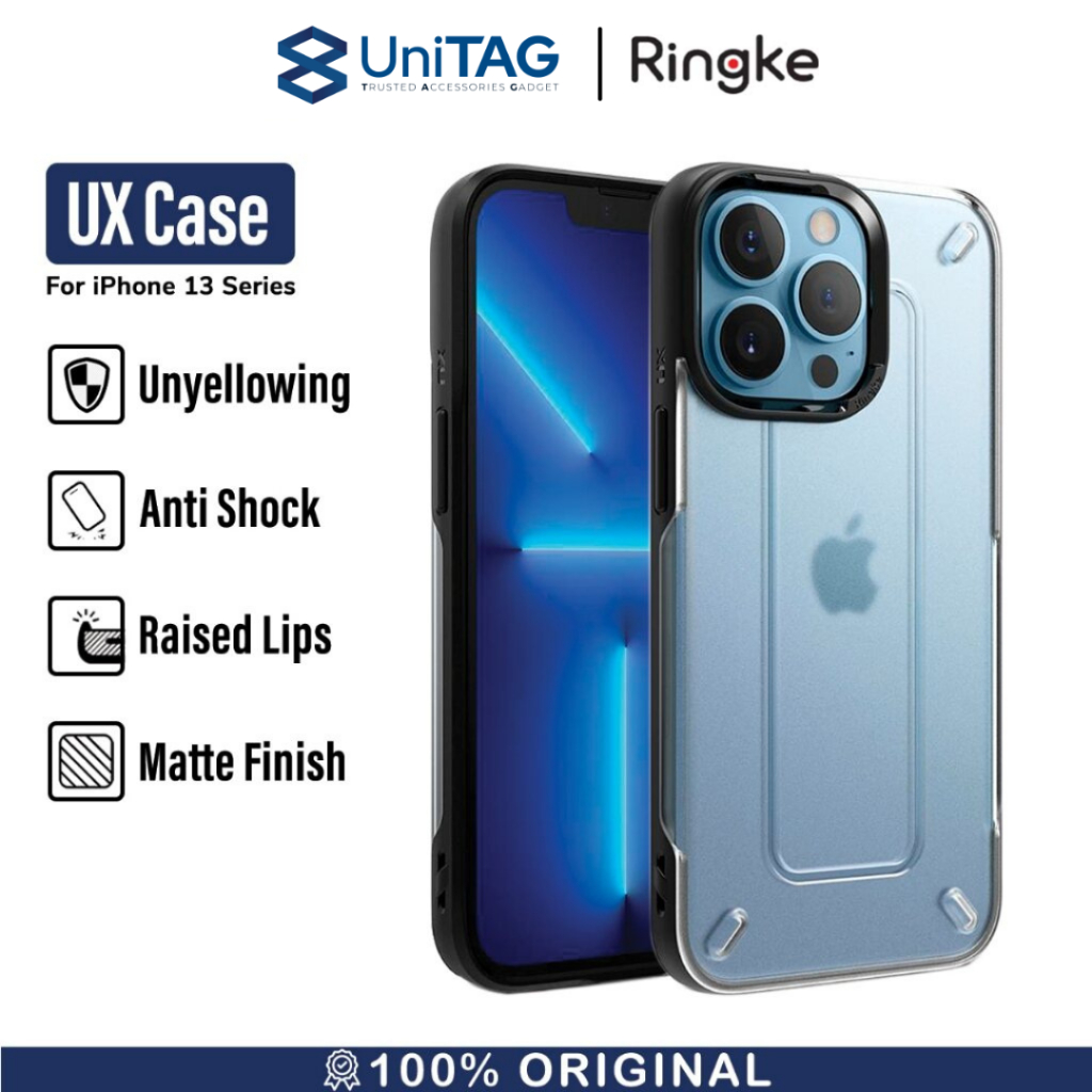 Jual Case iPhone 13 Pro Max Mini Ringke UX Hybrid Anti Crack Matte ...