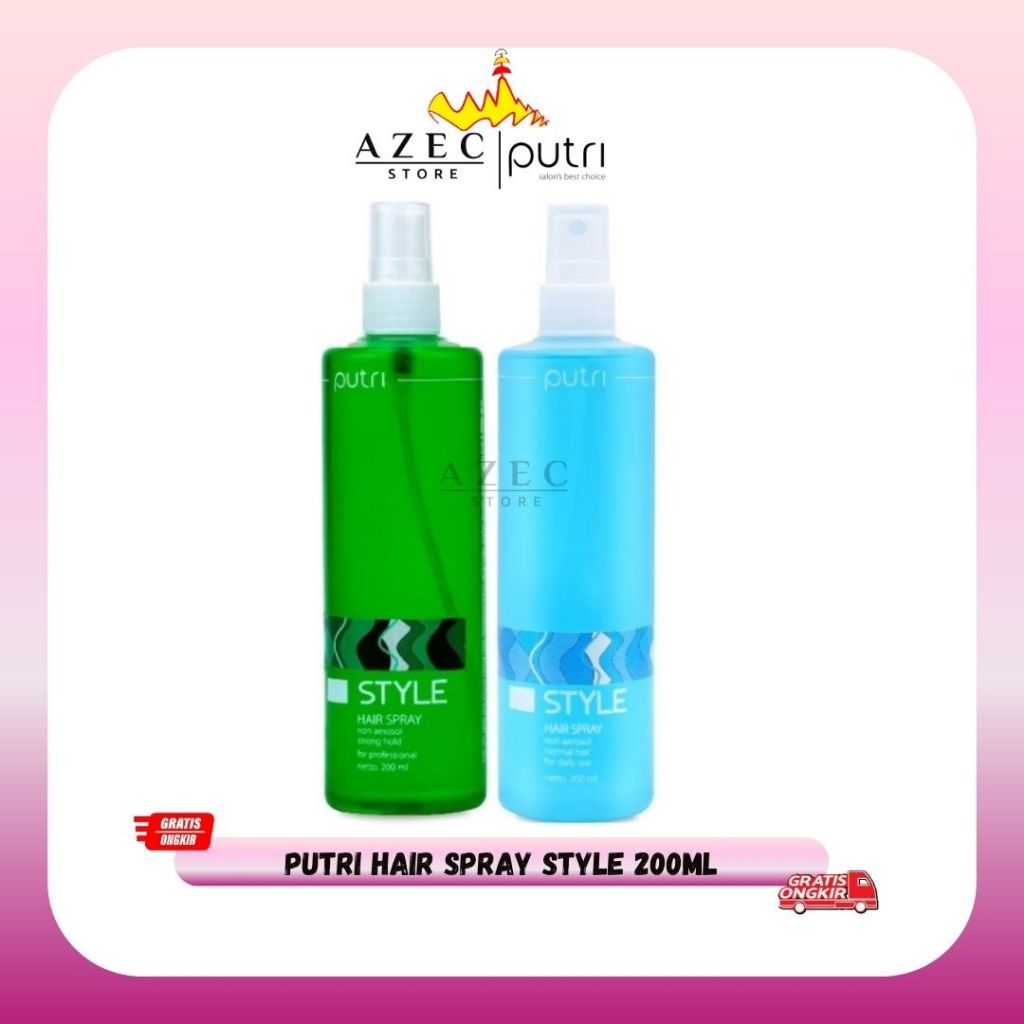 Jual PUTRI HAIR SPRAY STYLE 200ML | Shopee Indonesia