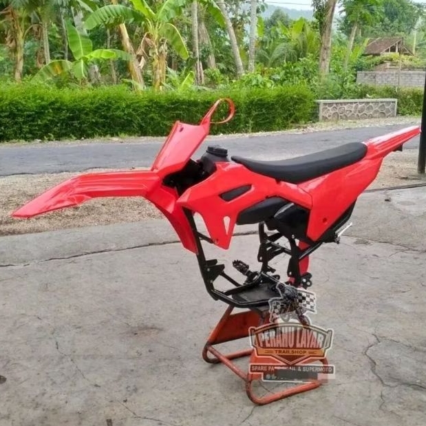 Jual Ready frame rangka bodyset body crf 450 full Rolling sasis CRF 450 ...