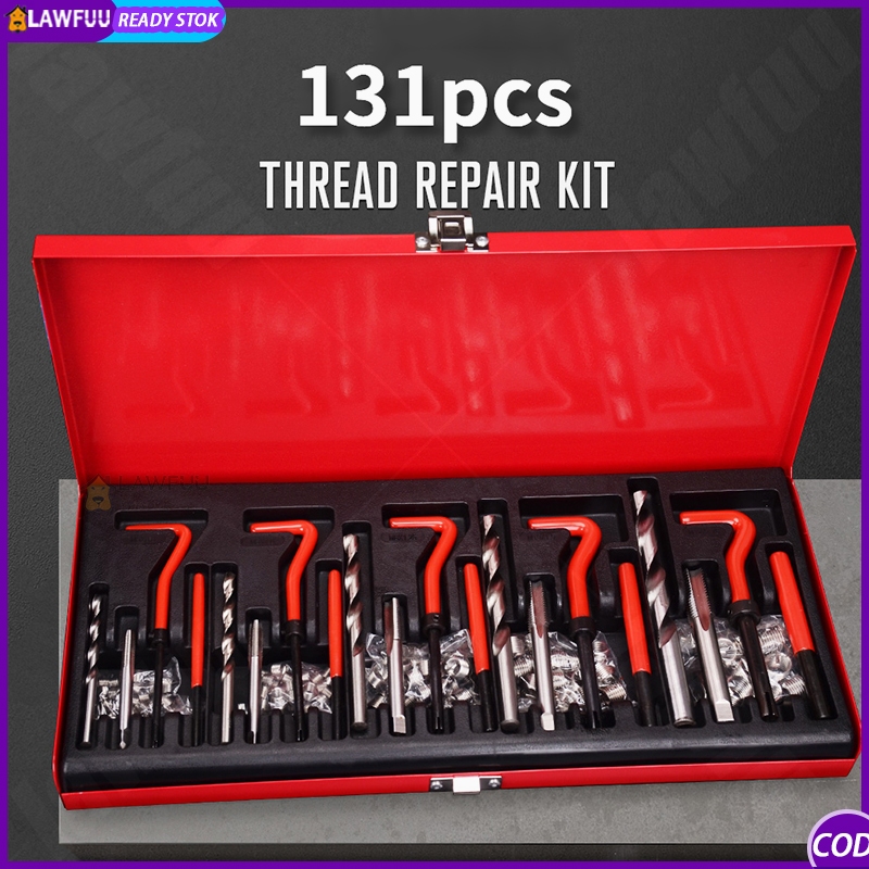 Jual 131pcs/set Otomotif Benang Perbaikan Alat Kit untuk M5 M6 M8 M10 ...