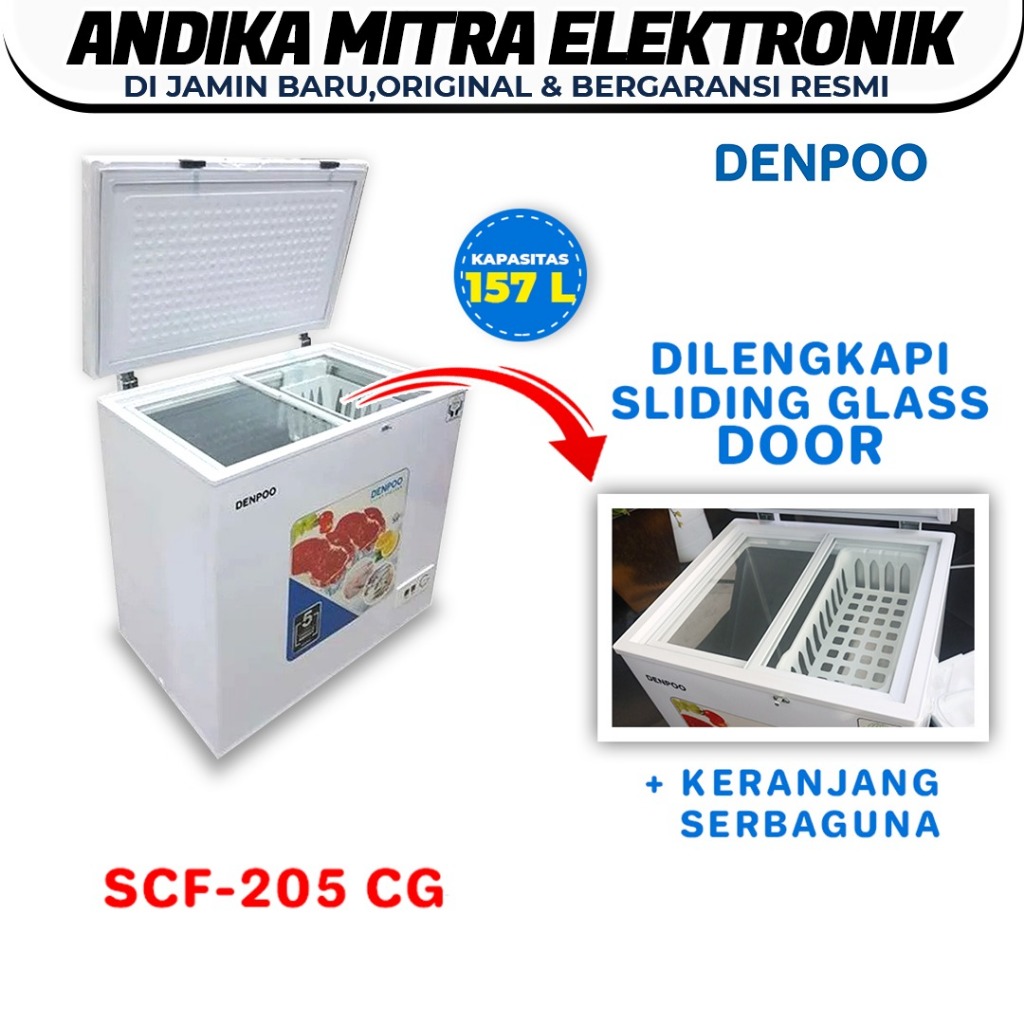 Jual Chest Freezer SCF 205 CG (157 Liter) Terbaru dan Super Hemat ...