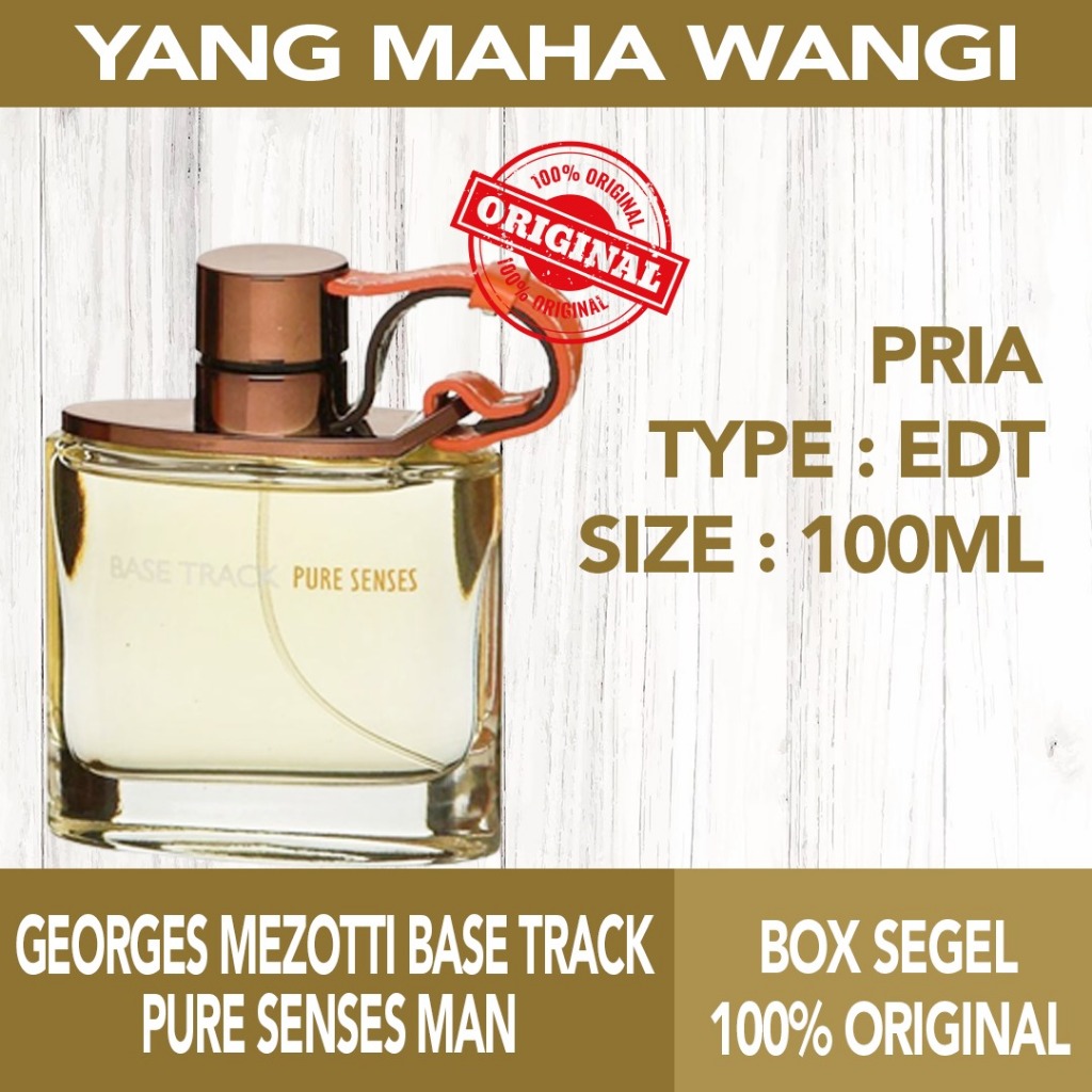Jual PARFUM ORIGINAL GEORGES MEZOTTI BASE TRACK PURE SENSES FOR MAN EDP ...