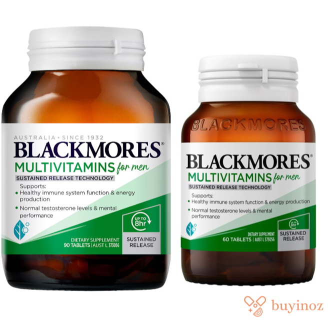 Jual Blackmores Multivitamins Multivitamin for Men Sustained Release Minerals 60 / 90 Tablets ...