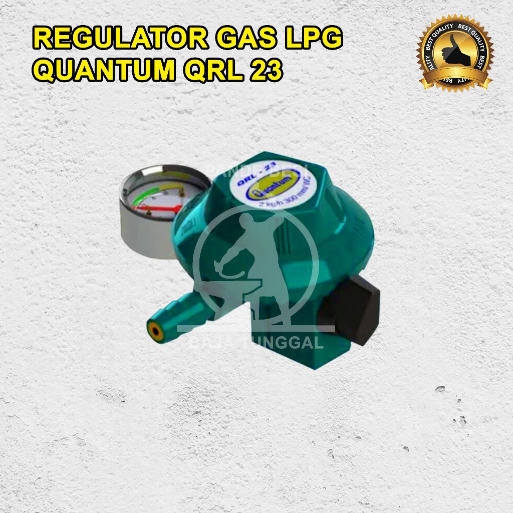 Jual Regulator Gas LPG - Quantum QRL 23 Regulator SNI Meter | Shopee ...