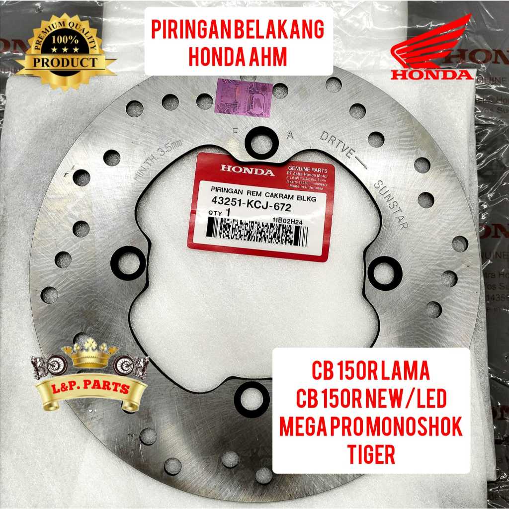 Jual PIRINGAN BELAKANG CB150R OLD NEW LED NEW MEGA PRO MONO SHOK SOK TIGER CAKRAM DISK DISC DISC ...