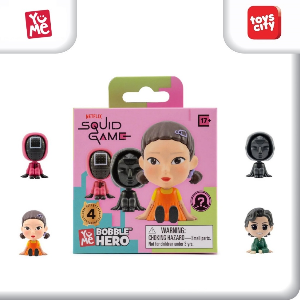 Jual Squid Game Bobble Hero | 1 Pcs Blind Box Bobble Head Figure, 4 to ...