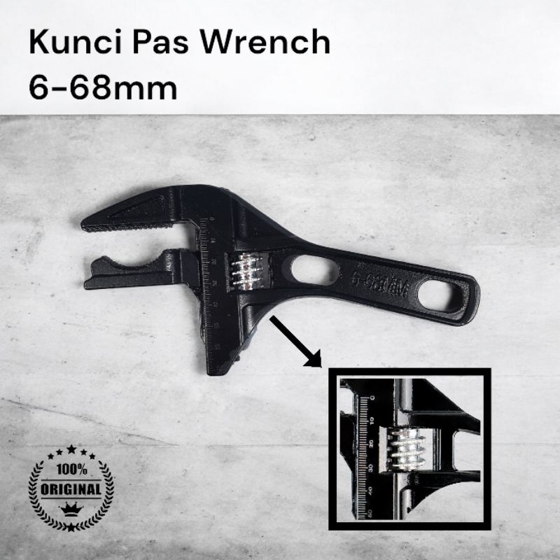 Jual Kunci Inggris Pas Tang Universal Wrench Ledeng ukuran 6-68mm ...