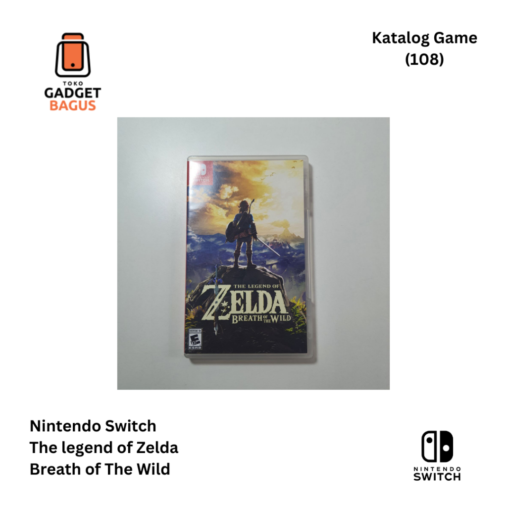Jual 108 - Nintendo Switch Kaset Game The Legend of Zelda Breath of The ...