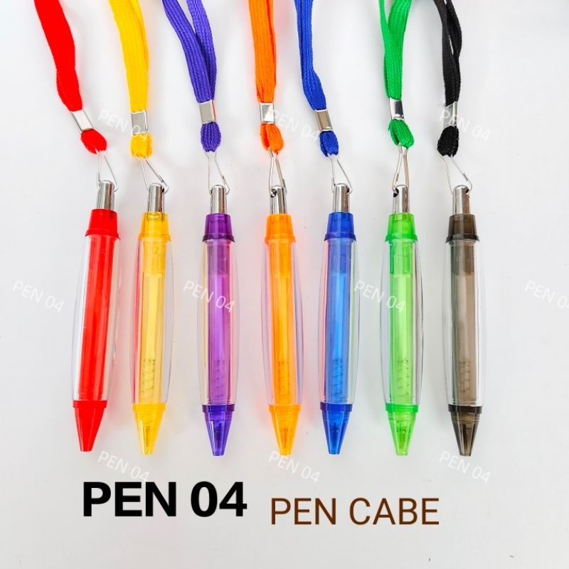 Jual PEN 04 / pen cabe / pulpen cabe / Pen plastik / pulpen plastik ...