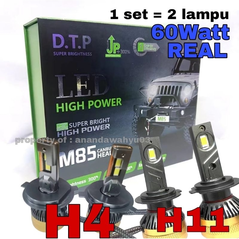 Jual Lampu H4 H11 Venom Japan 60 Watt 12 Volt 24 Volt Garansi 1 Tahun | Shopee Indonesia