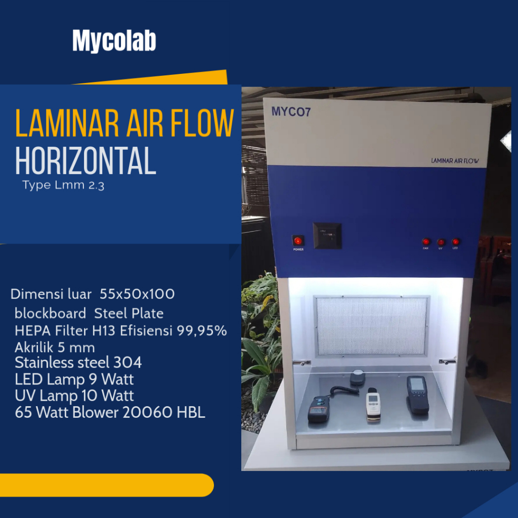 Jual Mycolab Laminar Air Flow Type LMM2.3 Horizontal | Shopee Indonesia