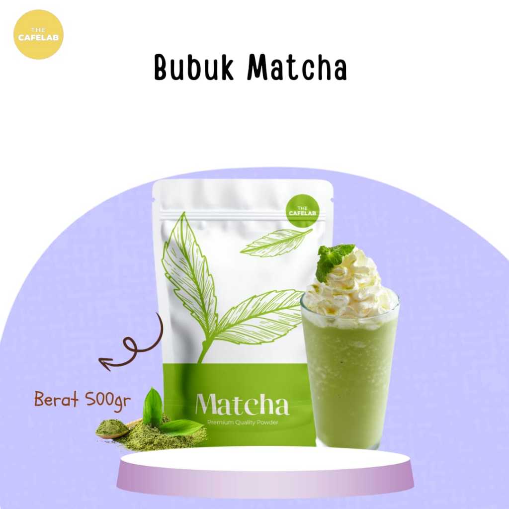 Jual TheCafelab Bubuk Minuman Matcha 500gr / Powder Matcha Premium ...