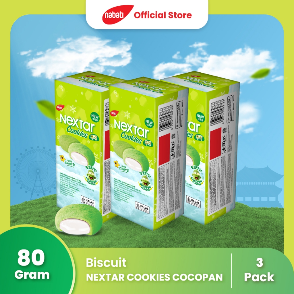 Jual Nextar Cookies Cocopan 80g (PAKET ISI 3) | Shopee Indonesia