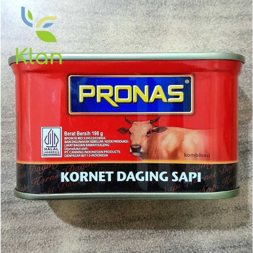 Jual PRONAS CORNED BEEF / KORNET DAGING SAPI 198GR/ KORNET KALENG ...