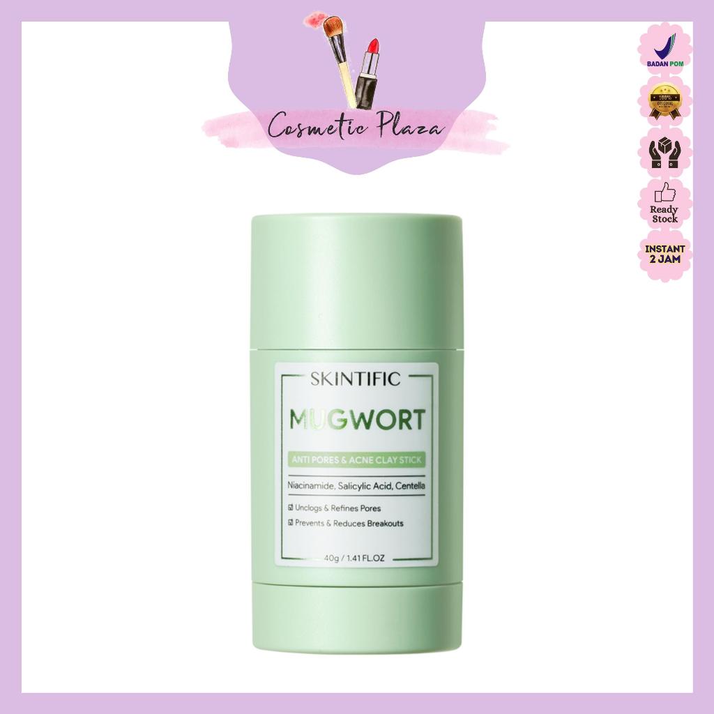 Jual SKINTIFIC Mugwort Acne Clay Mask Stick 40gr BPOM | Shopee Indonesia