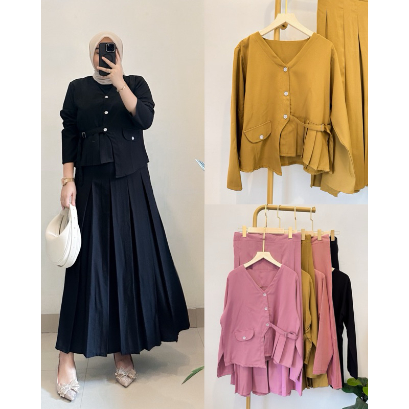 Jual Setrok Vintage Voll 2 - { Ruffle Depan } - Busui - Bahan Linen ...