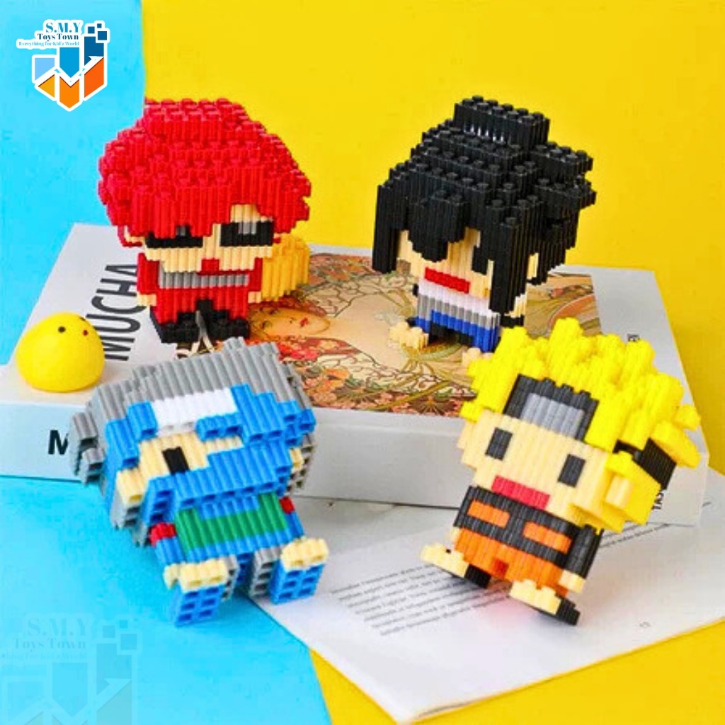 Jual SMY Toystown Naruto Series Nano Block Mini Bricks Mainan Balok ...