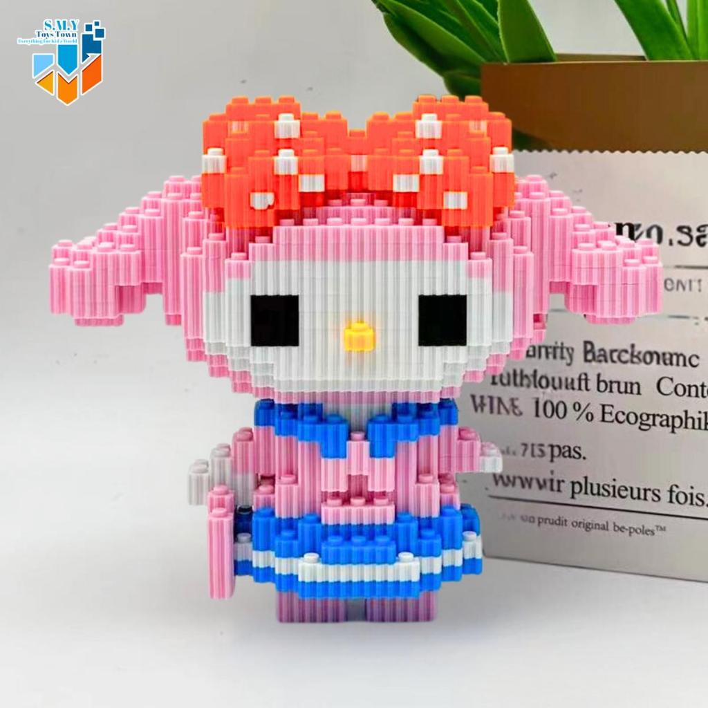 Jual SMY Toystown Sanrio Melody Medium Nano Blocks Mainan Edukasi Blok ...