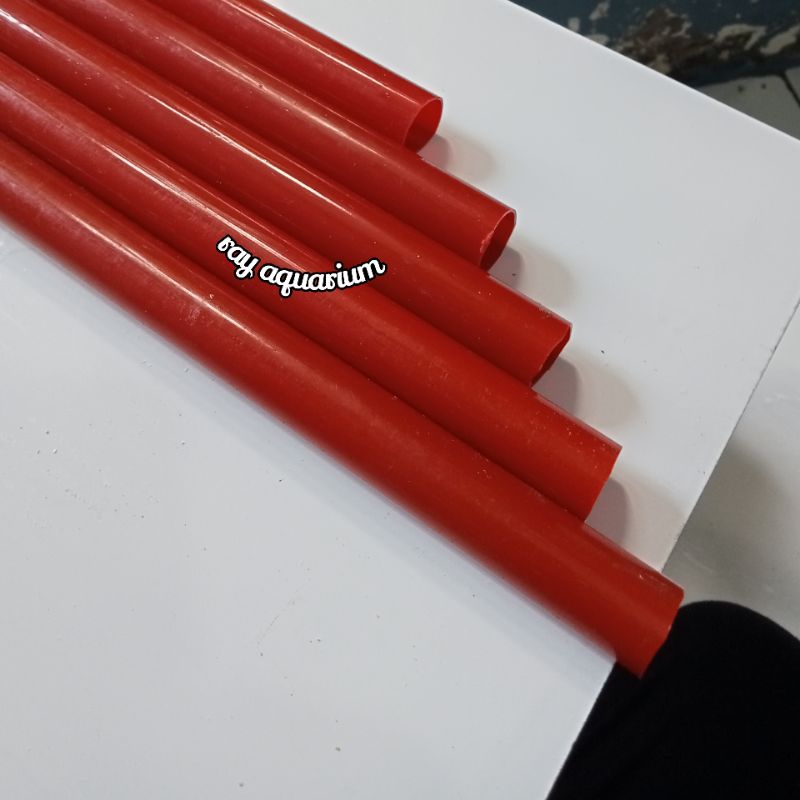 Jual Pipa Merah 25cm Pipa Aquarium Pipa Kolam 5/8 (16mm) | Shopee Indonesia