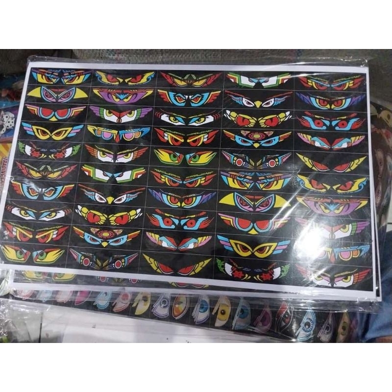 Jual 1 lembar Stiker gambar mata / stiker mata Hologram | Shopee Indonesia