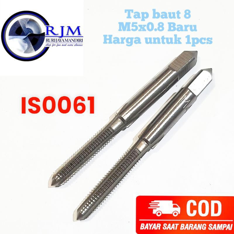 Jual Tap hand tap baut 8 m5x0.8 bukan yamawa nachi | Shopee Indonesia
