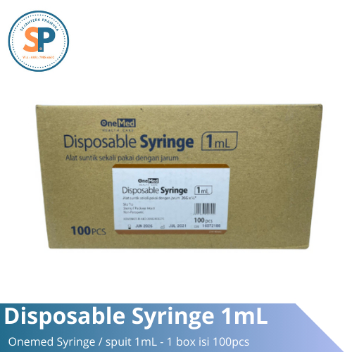 Jual Onemed - Syringe 1cc / Spuit 1ml - Pack | Shopee Indonesia