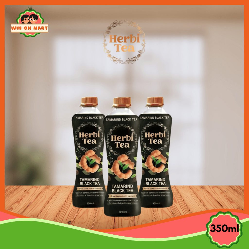 Jual Minuman Botol | Herbi Tea Tamarind Black Tea 350ml | Minuman Rasa ...