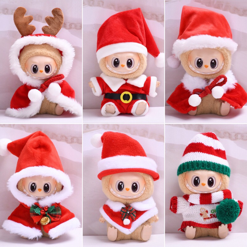 Jual LABUBU NATAL|BAJU LABUBU NATAL|LABUBU CHRISTMAS CLOTHES|ZIMOMO ...