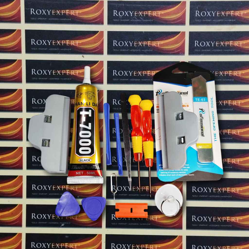 Jual Tool Set Obeng 10 In 1 Besi Congkel Pembuka Casing Penjepit Lem ...