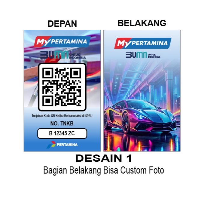 Jual CETAK KARTU MY PERTAMINA CETAK MY PERTAMINA CETAK IDCARD CETAK ID ...