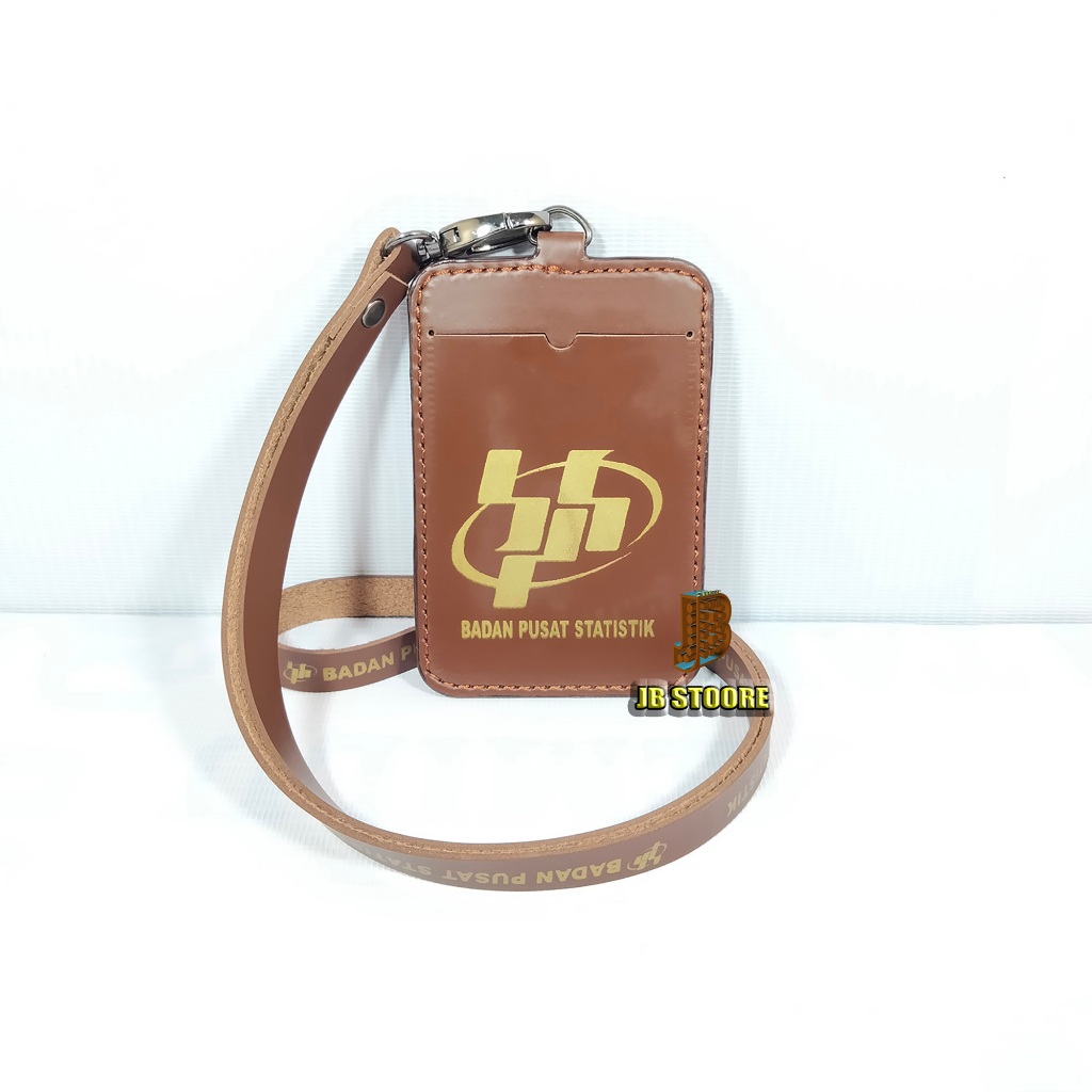 Jual Tempat Id Card BPS Kulit / Id Card Holder Bps Gantung / Name Tag ...