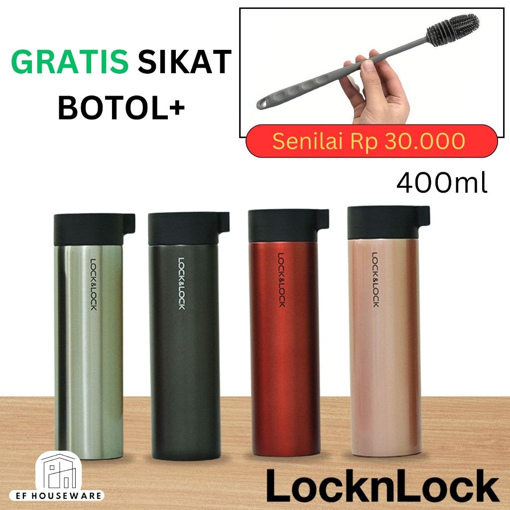 Jual LocknLock Termos Knob Vacuum Tumbler 400ML LHC4121 | Shopee Indonesia