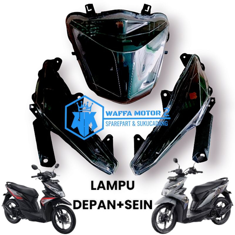 Jual Reflektor Lampu Depan Plus Sein Depan Beat New Esp Beat Street ...