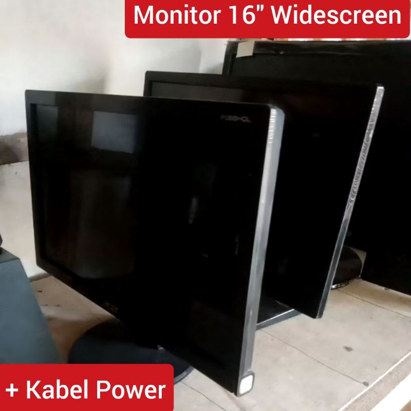 Jual Monitor 16 inch Widescreen - Monitor led 15,6 inch Wide ALL MERK ...