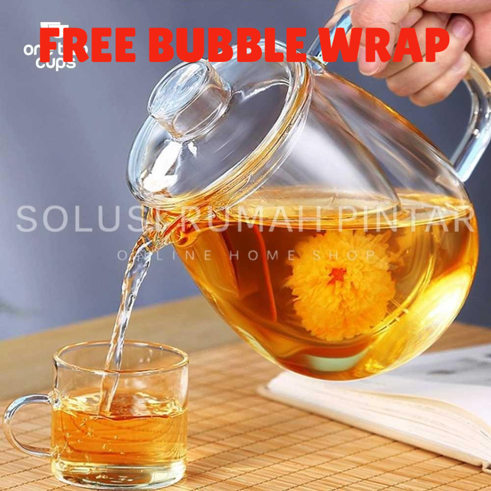Jual Teko Pitcher Teh Chinese Tea 600ml/1200ml Tahan Panas dengan Saringan Infuser - One Two ...