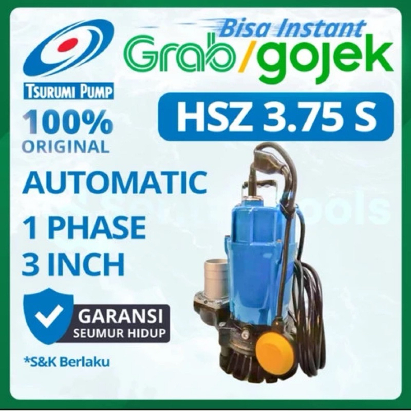 Jual Pompa Tsurumi HSZ3/75S Pompa Celup Sumbersible Pump Air Kotor ...