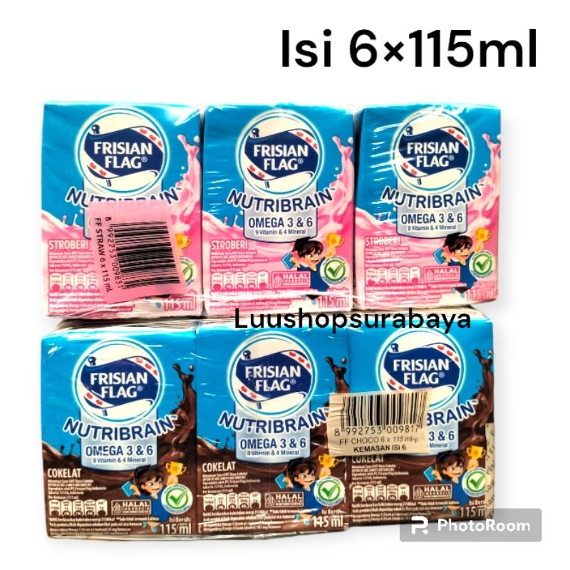 Jual Frisian Flag Milky Susu UHT isi 6×115ml Frisian Flag Nutribrain | Shopee Indonesia