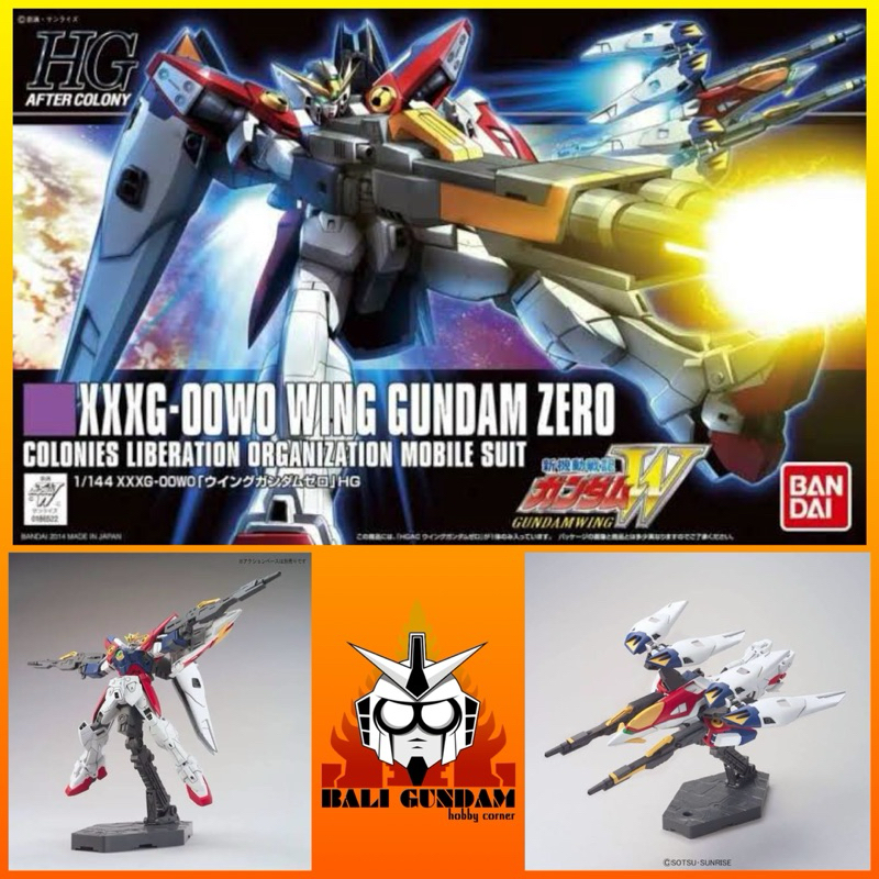 Jual HG 1/144 XXXG-00W0 WING GUNDAM ZERO Bali Gundam Hobby Corner Bandai Original | Shopee Indonesia
