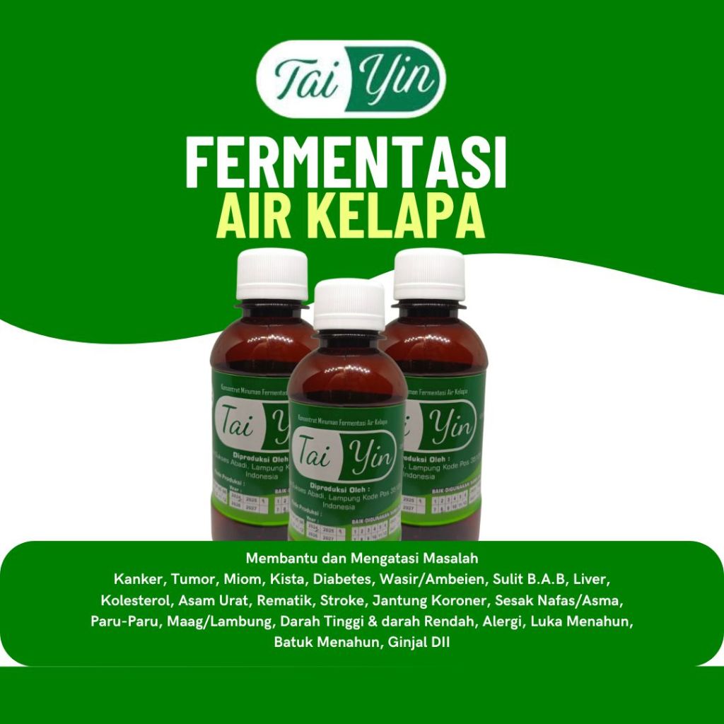 Jual TAI YIN HERBAL FERMENTASI AIR KELAPA SOLUSI TUBUH SEHAT SETIAP ...