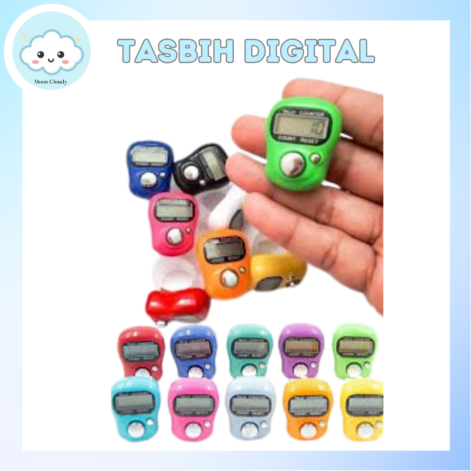 Jual Tasbih Digital Digital Alat Hitung Jari Mini Tasbih Elektronik ...
