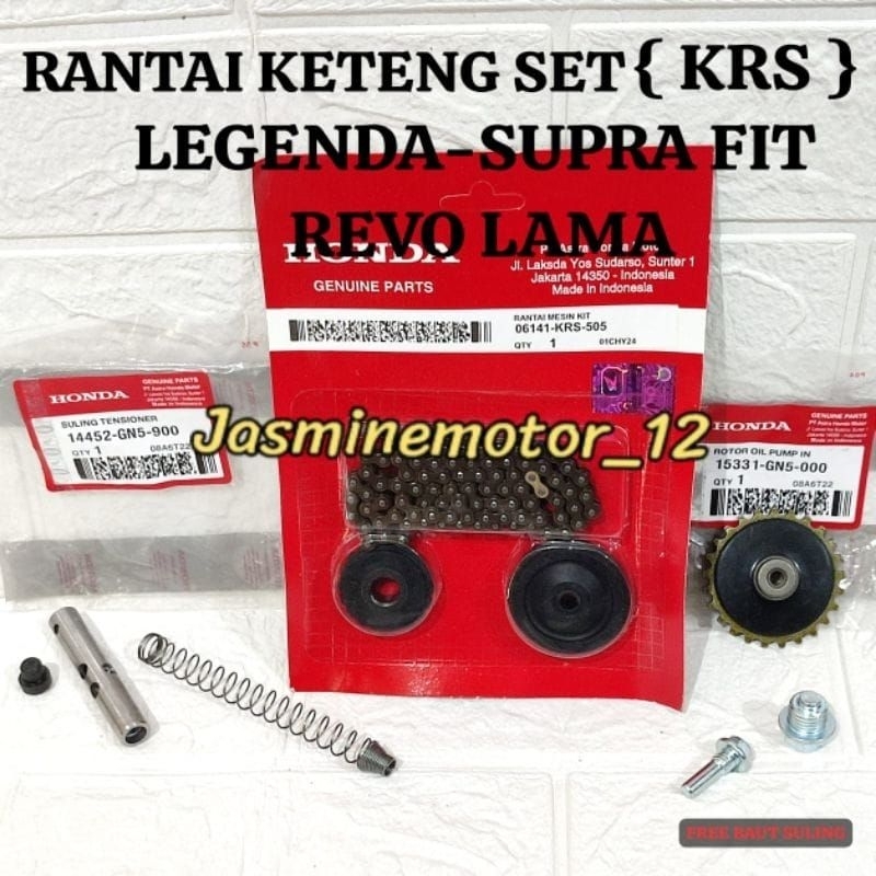 Jual RANTAI KETENG SET { KRS } HONDA SUPRA FIT LAMA SUPRA FIT NEW LEGENDA REVO LAMA 100 CC ...