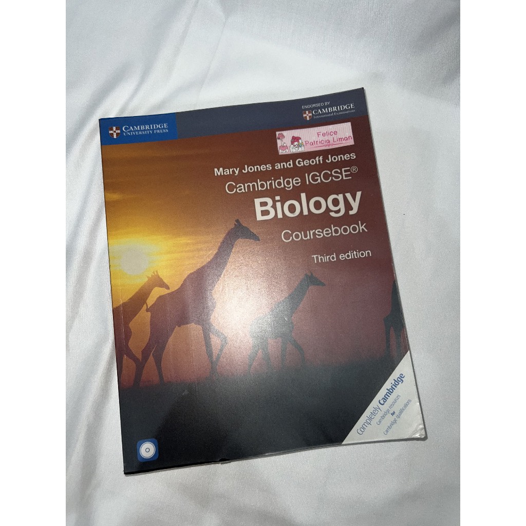 Jual Mary Jones and Geoff Jones: Cambridge IGCSE Biology Coursebook ...