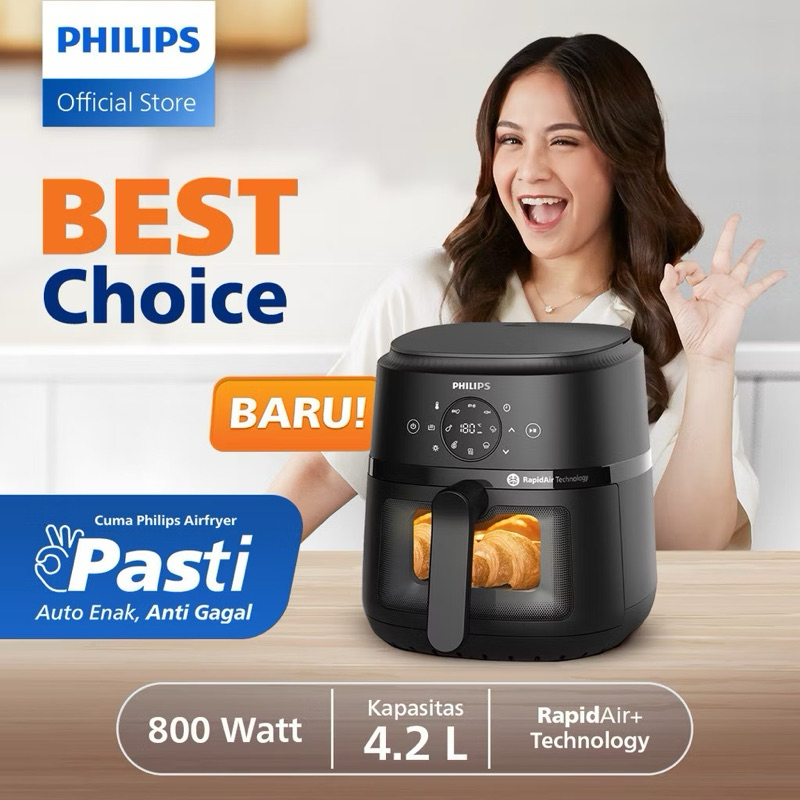 Jual BARU AIRFRYER PHILIPS Viral dengan Jendela BERGARANSI RESMI dari ...