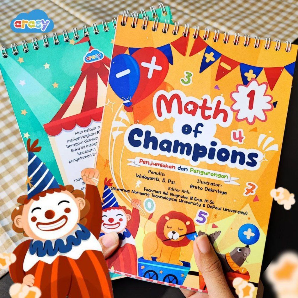 Jual PRE ORDER PAKET MATH OF CHAMPIONS Usia 6 tahun keatas MATH OF CHAMPIONS Junior usia 4-7 ...