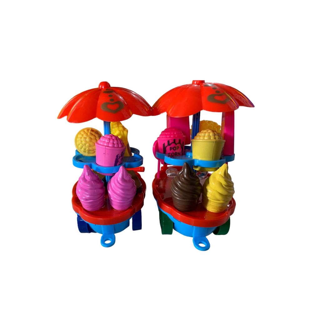 Jual HLC - Troli Mainan Anak Es Krim / Mainan Es Krim Dorong / Gerobak ...
